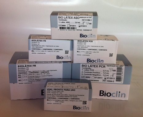 Bioquímica : Pcr Latex ( Kit Completo ) 50 / 100 Testes - Bioclin