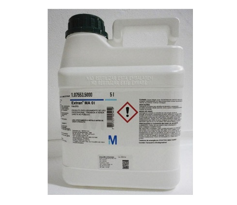 Limpeza: Detergente Ma 01 Alcalino Extran - 5 Litros - Merck
